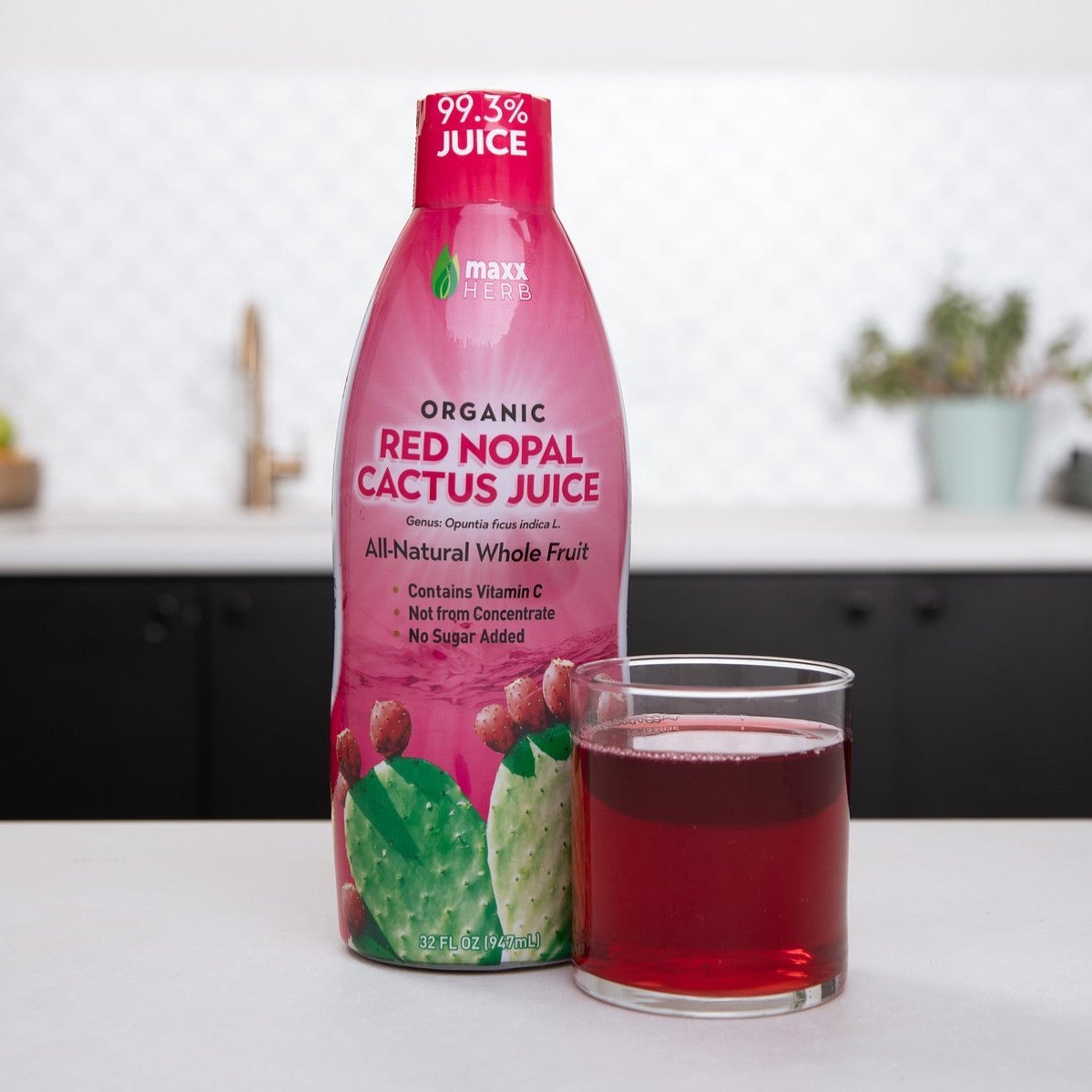Red Nopal Cactus Fruit Juice (Organic) – Maxx Herb