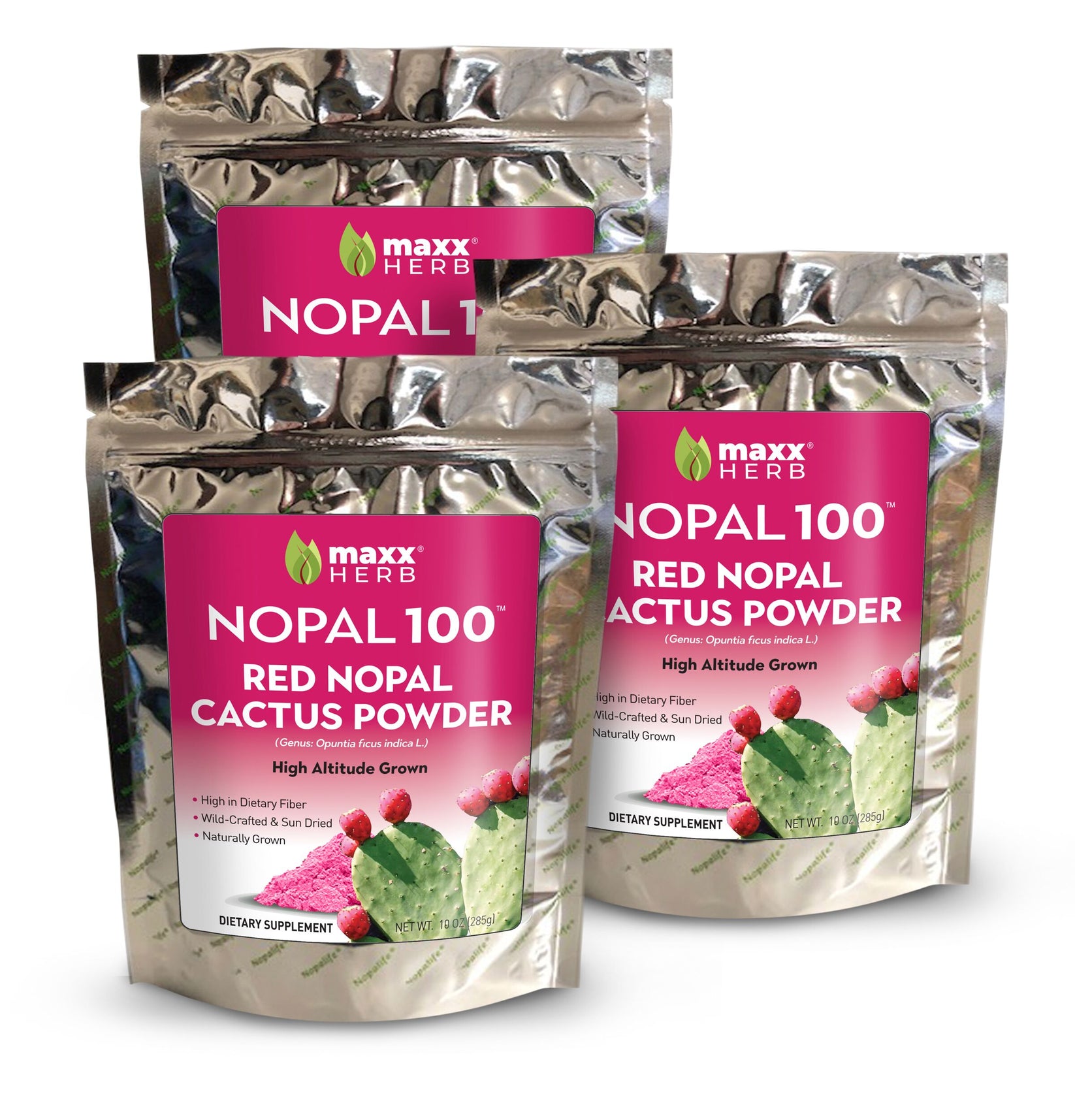 Red Nopal Cactus Fruit Powder - 10oz (28 Servings) – Maxx Herb