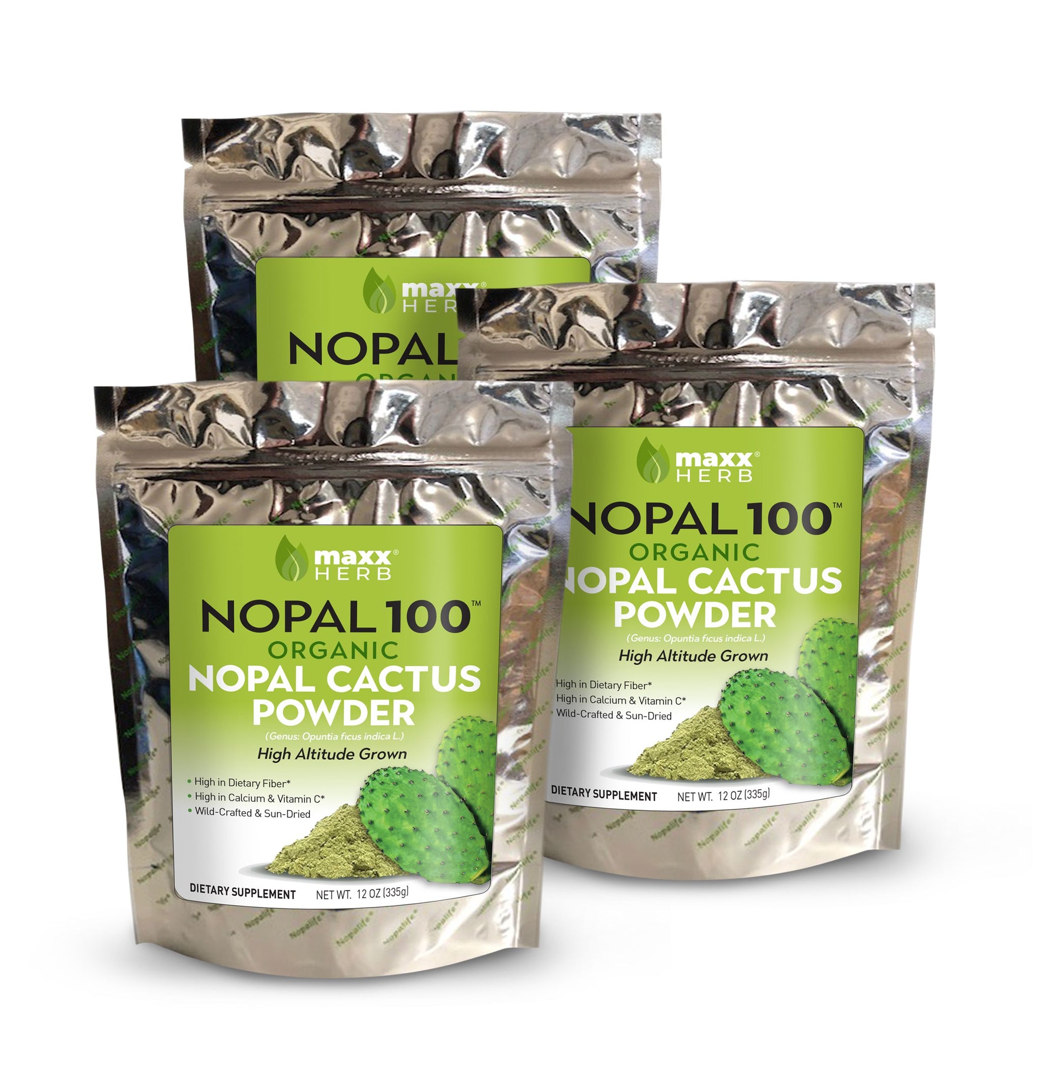 Green Nopal Cactus Leaf Powder (Organic) - 12oz – Maxx Herb
